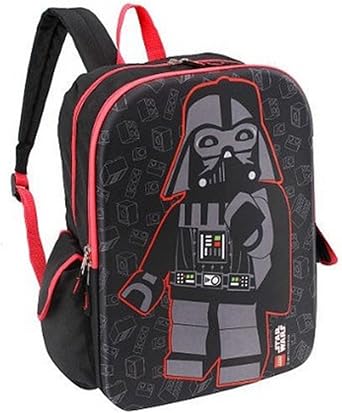 LEGO Star Wars 16 inch Dark Side Backpack - Black: Amazon.co.uk: Clothing