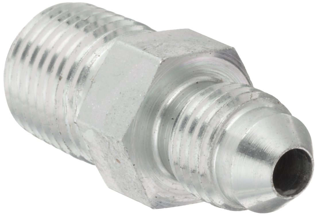 m x 1/4 NPT m Eaton Aeroquip 2021-4-4S Male Connector Carbon Steel Male ...