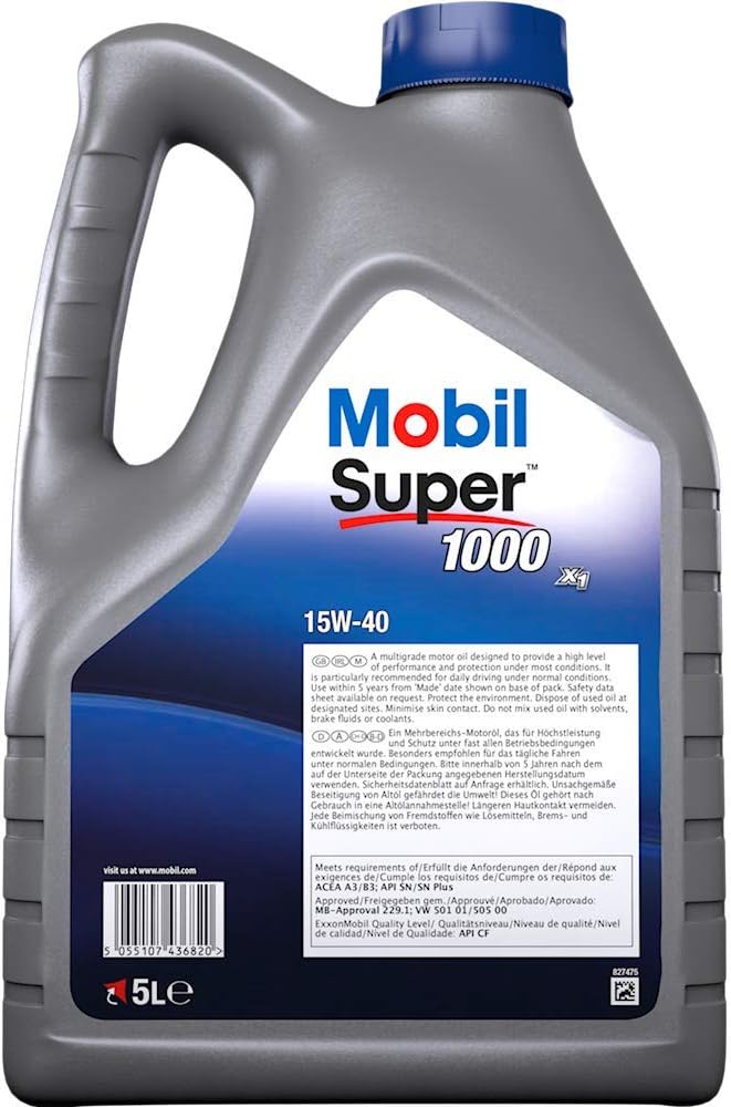 Mobil 151181 1000 X1 15W-40 Engine Oil, 1 Litre – BigaMart