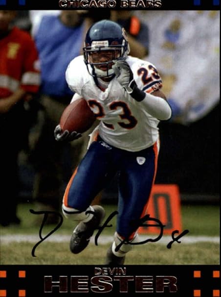 Amazon.com: 2007 Topps Football #222 Devin Hester Chicago Bears ...