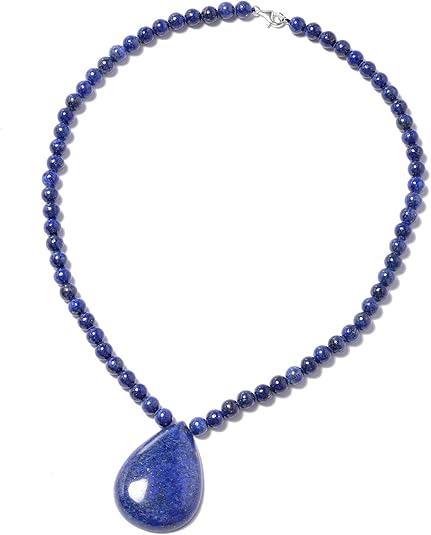 Amazon.com: Shop LC Bead Strand Beaded Necklace 925 Sterling Silver ...