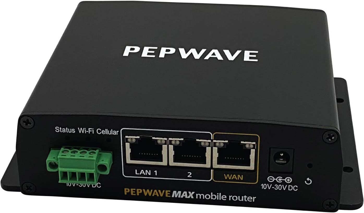 Amazon.com: Pepwave MAX BR1 LTEA (MAX-BR1-LTEA-W-T) Industrial-Grade 4G LTE Router: Electronics