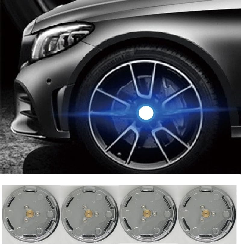 Floating Auto Light Wheel Center caps 75mm/2.95'' for Mercedes Benz All ...