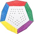 Amazon.com: Willking Megaminx stickerless 7x7 Magic Cube 12 Sided ...