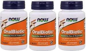 Amazon.com: NOW Foods - Oralbiotic Blis K12(R) 60 Loz (Pack of 3 ...