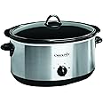 Crock-Pot 8 Qt Slow Cooker with Dipper, Stainless Steel : Amazon.ca: Home