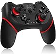 Amazon.com: ASTARRY Wireless Pro Controller Compatible with Switch Lite/Switch OLED (Red ...