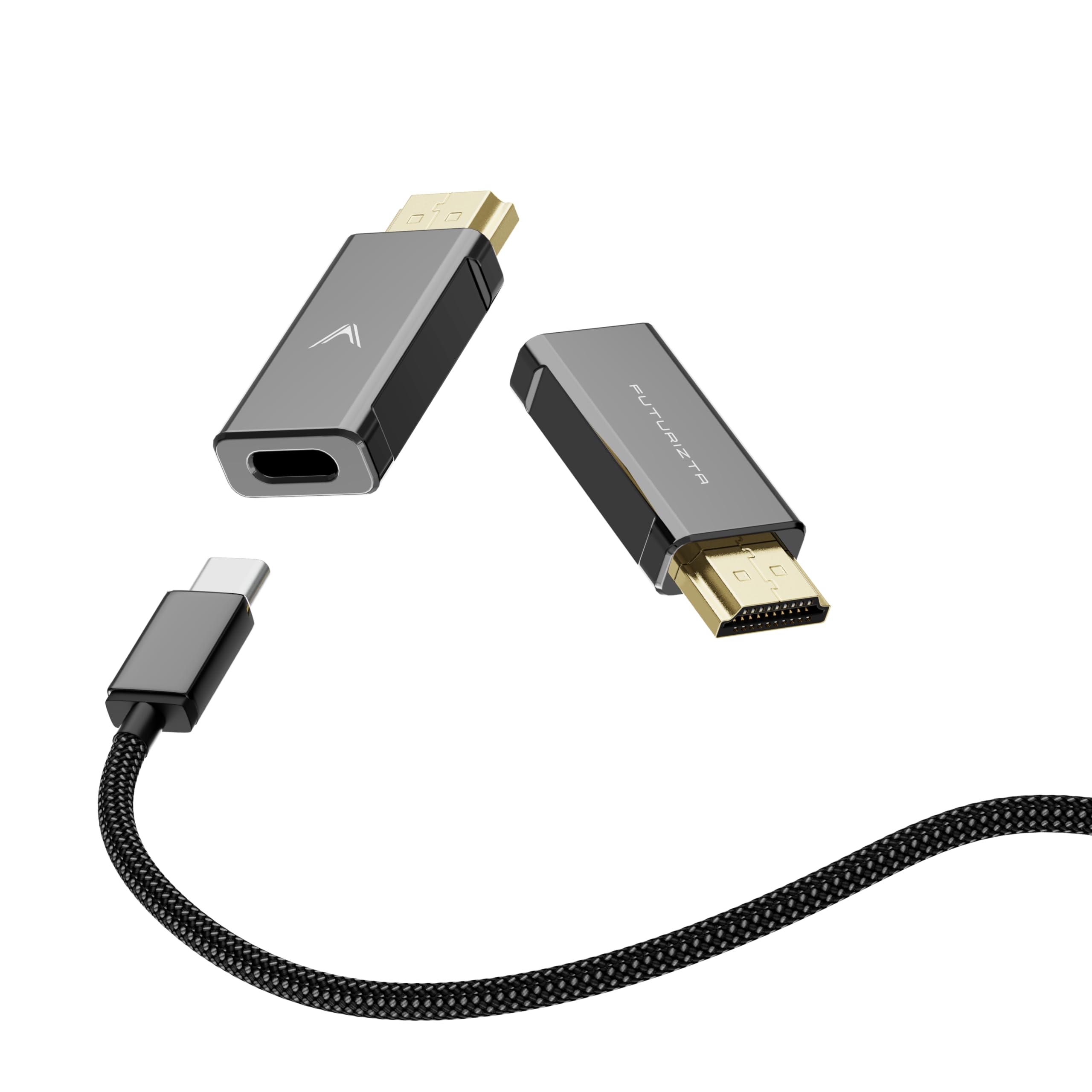 Futurizta Tech USB-C Female to HDMI Male Adapter 4K 60Hz, USB-C to HDMI ...