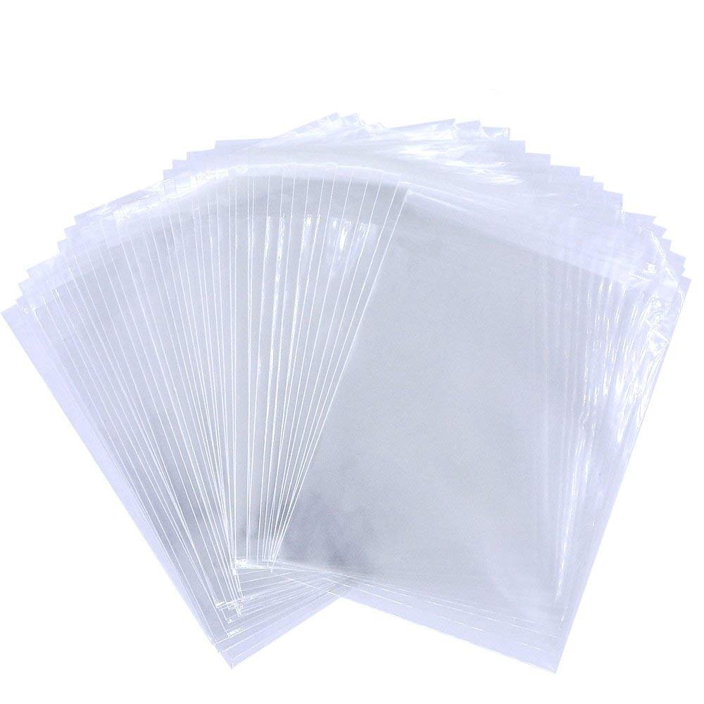 300 PCS Clear Cellophane Bags Self-Adhesive Sealing Treat Bags ...