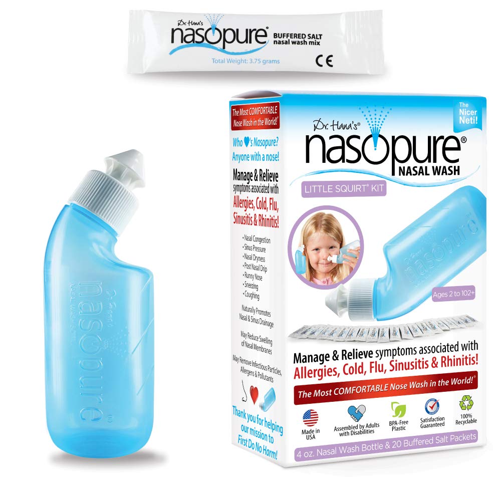 Mua Nasopure Nasal Wash, Little Squirt Kit, “The Nicer Neti Pot” Sinus ...