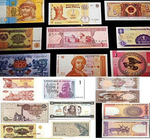 GOLD MINT Lot of 10 Different Countries #1 Face Value Rare One ...