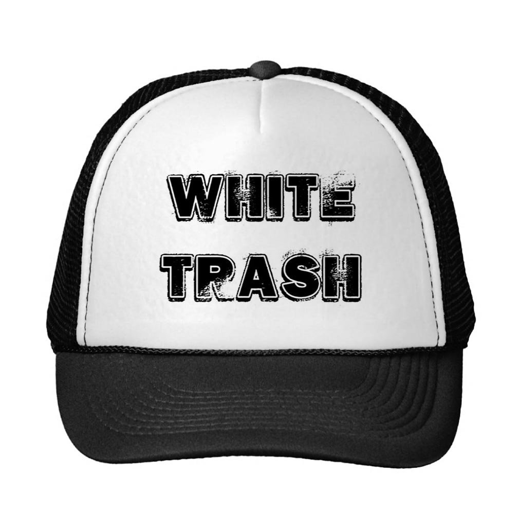 white trash trucker cap