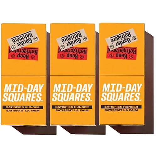 Mid-Day Squares High Protein Chocolate Bars, 1.16 Oz Each, 3 Pack, 36 ...