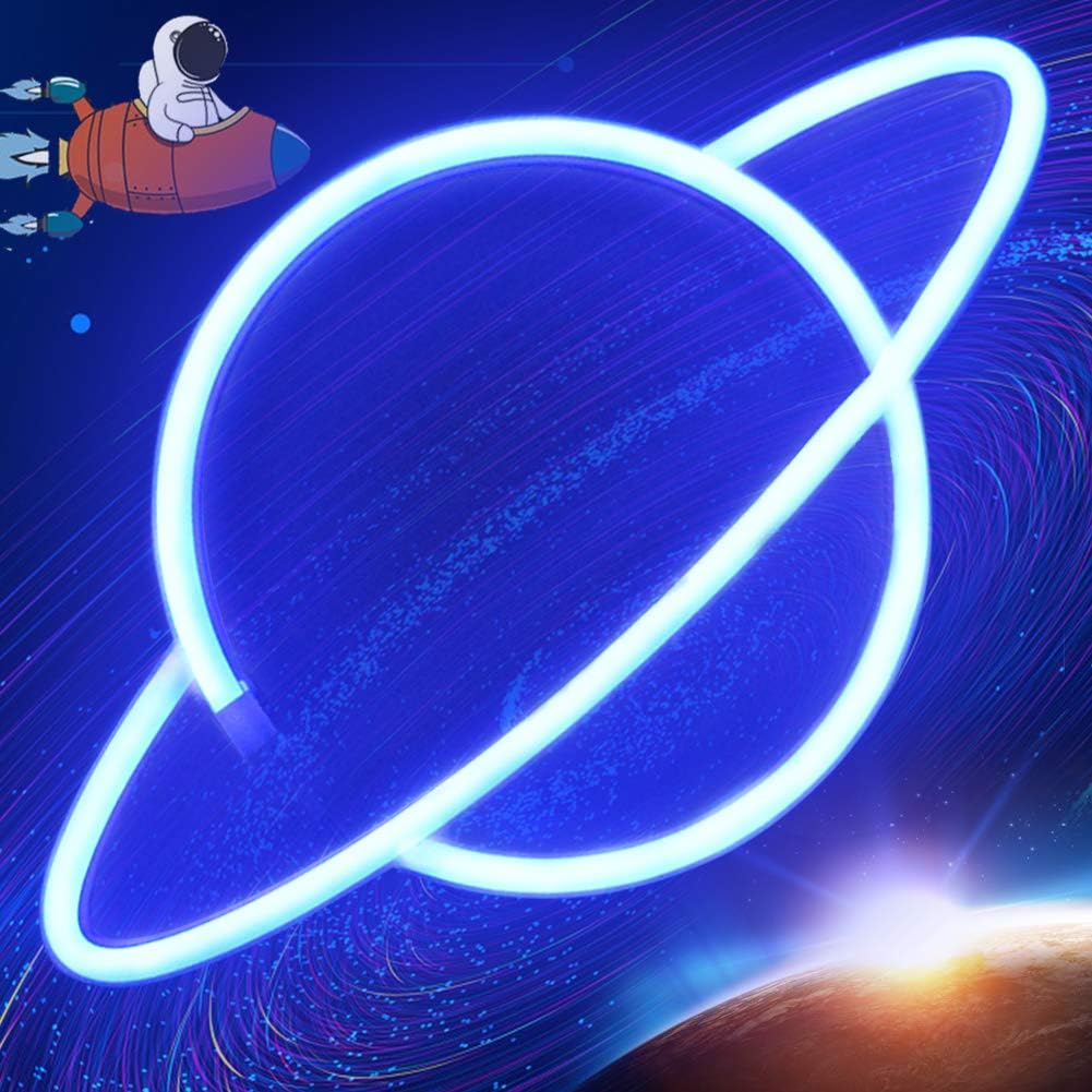 Planet Neon Light-Neon Wall Lights Decor,Led Neon Lights Art Decor ...