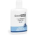 Amazon.com : ExcelMark Premium Self-Inking Stamp Refill Ink - 1 oz. (Blue) : Office Products