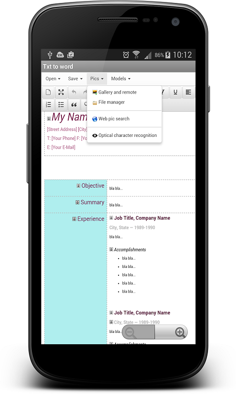 editor office documents:Amazon.it:Appstore for Android