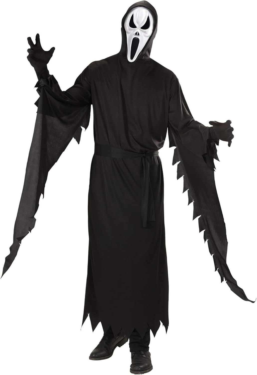 Screaming Ghost Costume Medium for Halloween Living Dead Fancy Dress – BigaMart