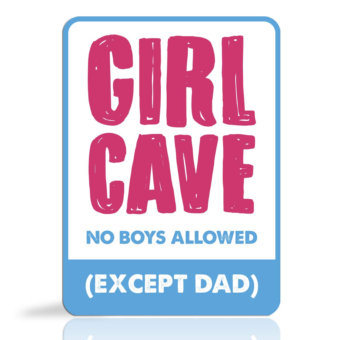 Buy Girls Bedroom Sign - Decorative Aluminum Purple and Blue"Girl Cave ...