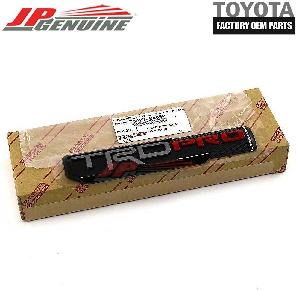 Piezas originales de Toyota – placa, nombre de la puerta, (75427-04060 ...