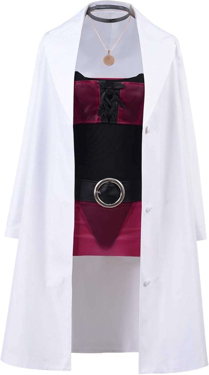 Amazon.com: starfun Akudama Drive Doctor Isha Cosplay Costume Halloween ...