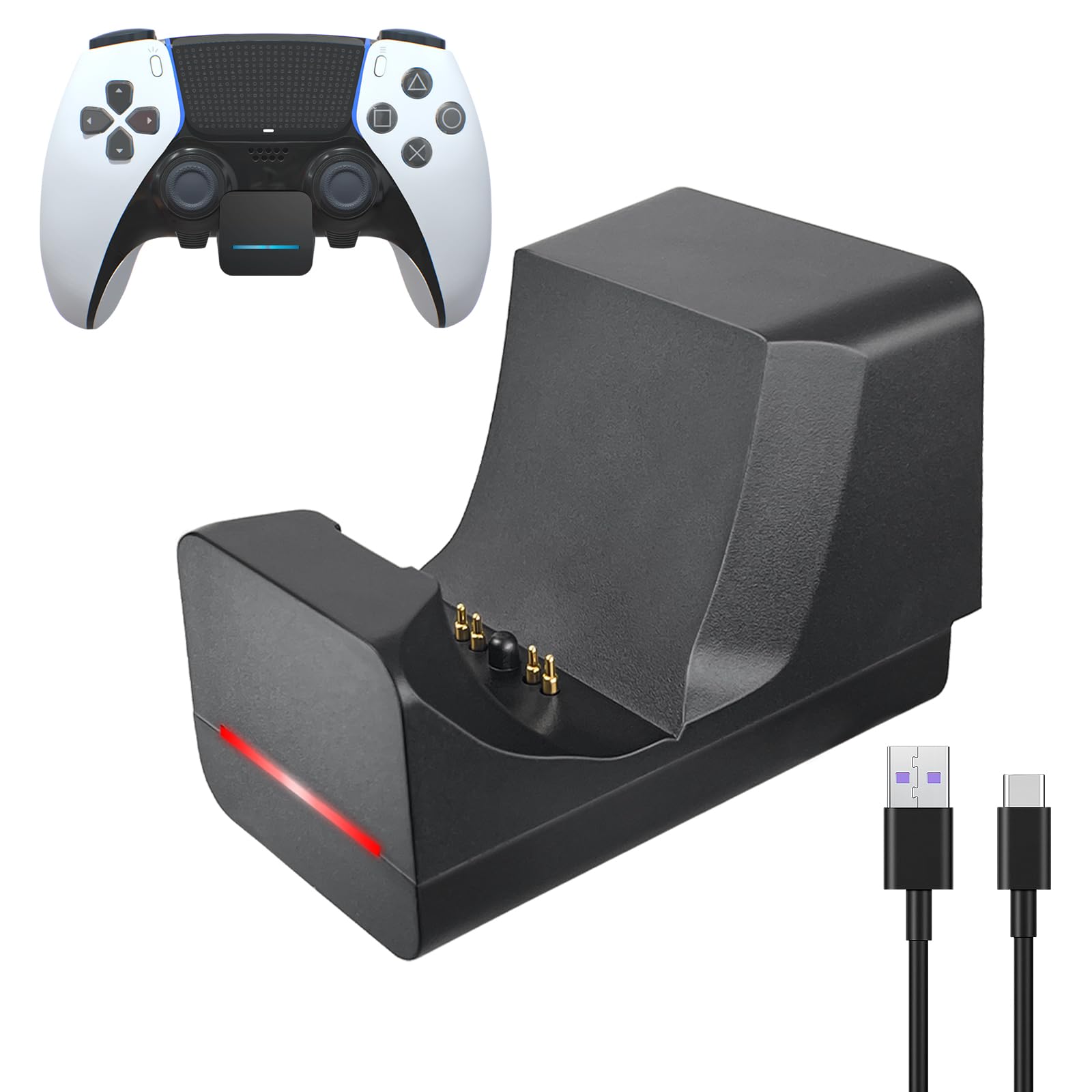 PS5 DualSense Edge Controller Charger Dock Wall Mount with LED ...