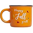 Amazon.com: Pearhead Happy Fall Y'all Mug, Autumn Coffee Mug, Home ...
