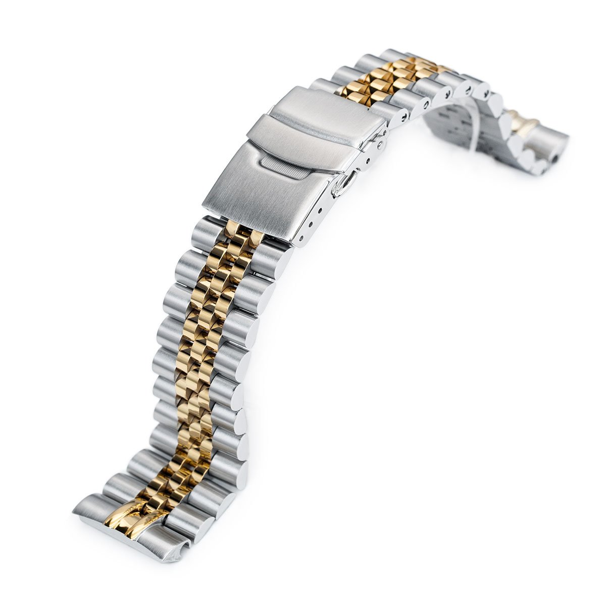 22mm Super Jubilee Watch Bracelet for Seiko New Turtles SRP775 2-Tone ...