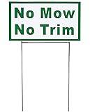 Amazon.com : DO NOT MOW 7" x 10" Warning Sign : Garden & Outdoor
