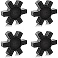 L075 Flexible NBR Rubber Spider Center Insert, 4 Pack Solid Coupling ...
