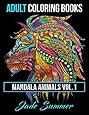 Amazon.com: Adult Coloring Books: Animal Mandala Designs and Stress Relieving Patterns for Anger ...