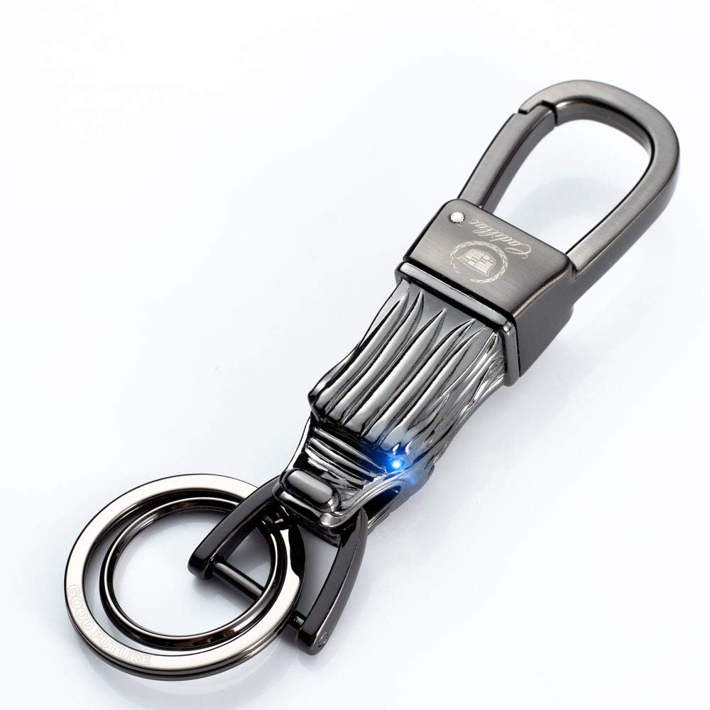 Car Keychain Accessories with Alloy Metal and Two Blue Lights Suit for ...