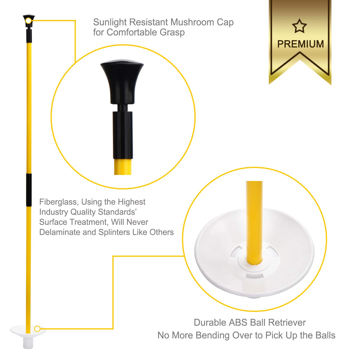 Mua KINGTOP Golf Flagstick - Portable Design, Practice Putting Green ...