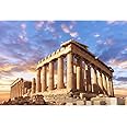 Amazon.com: LFEEY 5x3ft Sunset Greece Parthenon Photo Backdrop ...