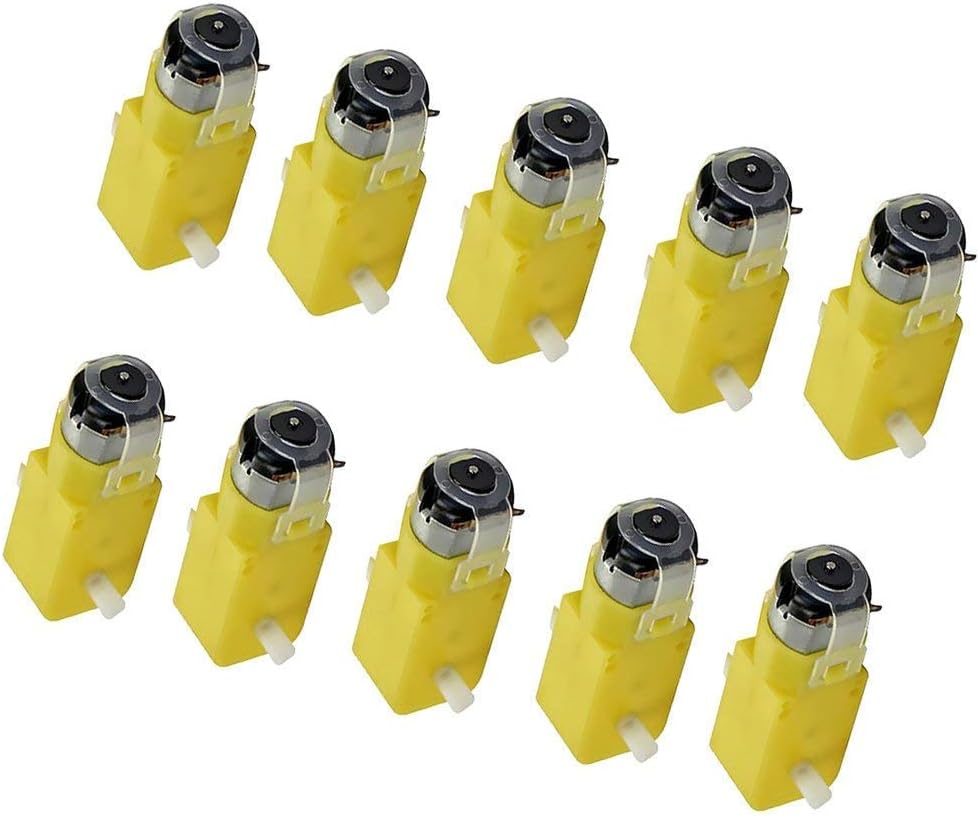 DollaTek 10Pcs Smart Car TT Motor Launch Smart Car Gear Motor For ...