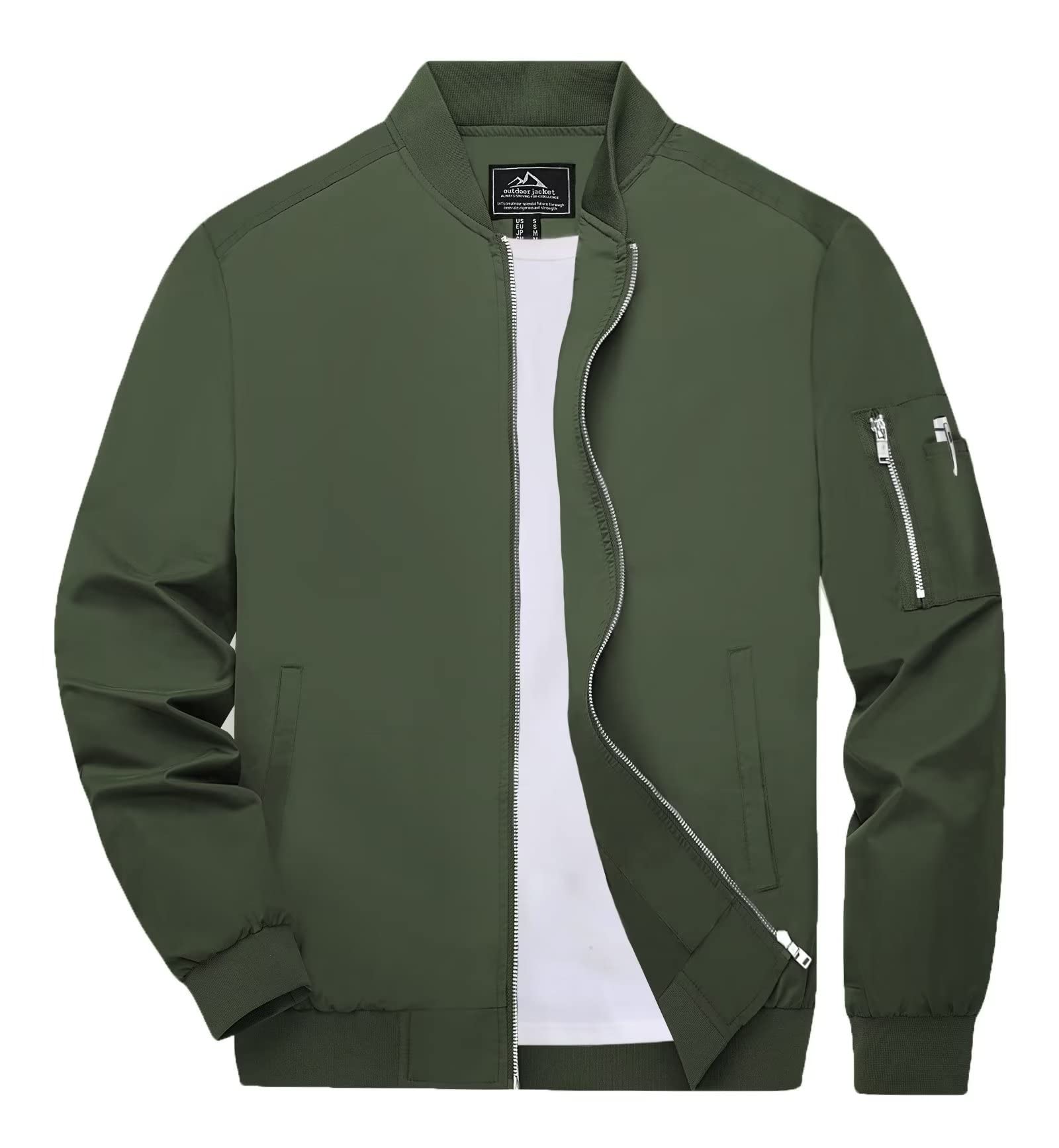 Boladeci Light Jackets for Men Bomber Jacket Windbreaker Casual Stylish ...