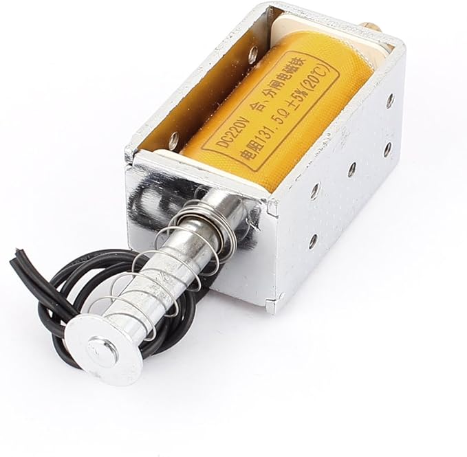 sourcing map AC 220V 15mm 20Kg Force Zugkupplung Offener Rahmen Magnet ...