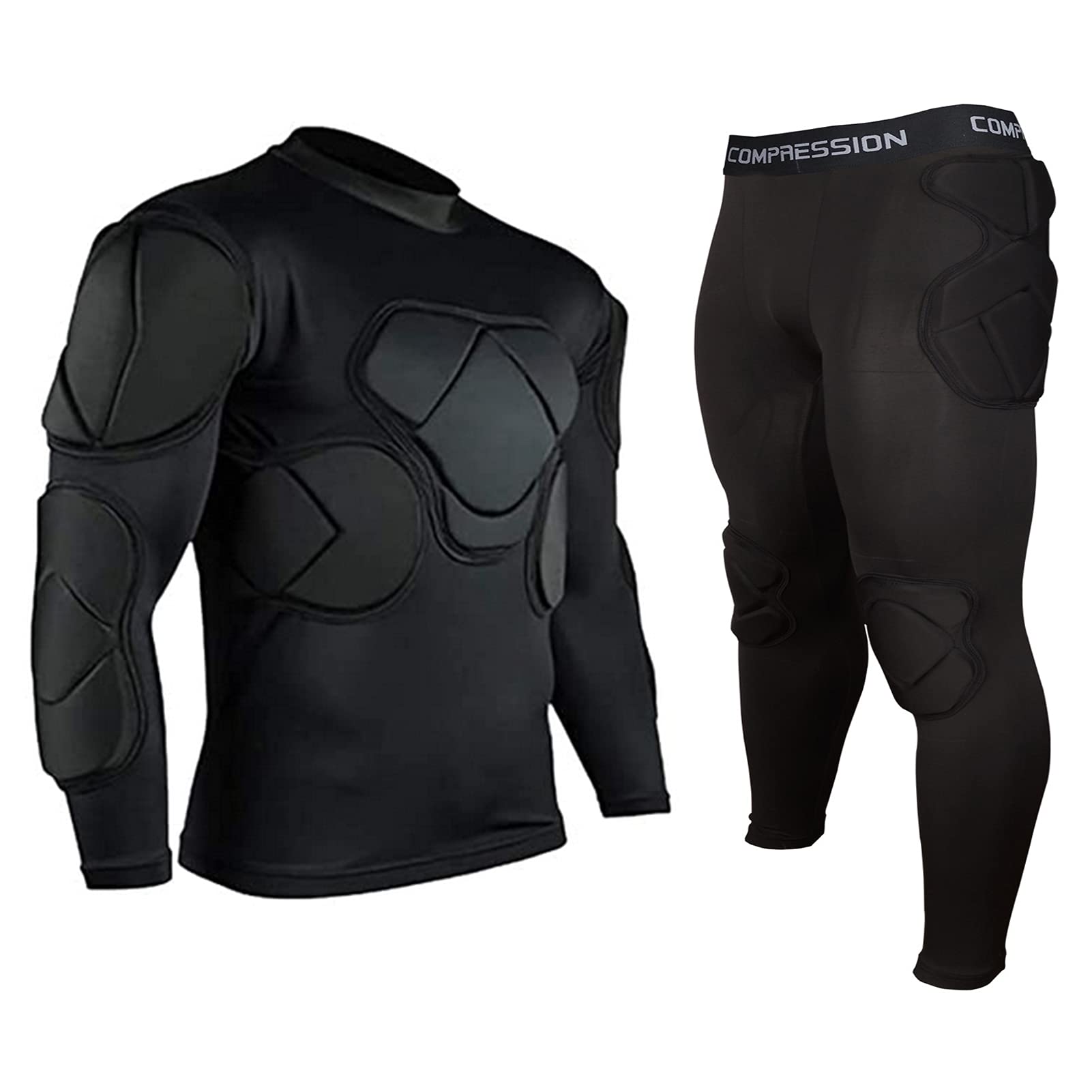 Mua TOPWISE Body Safe Guard Padded Compression Shirts, Long Sleeve ...