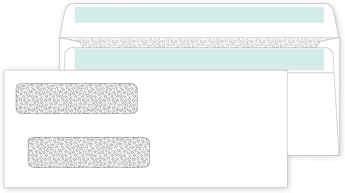 Amazon.com : CheckSimple Double-Window Check Envelopes for Business (#8 ...