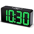 Amazon.com: DreamSky Compact Digital Alarm Clock with USB Port for ...