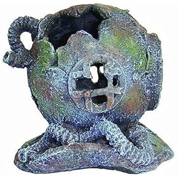 Amazon.com : Military Divers Helmet Aquarium Fish Tank Ornament ...