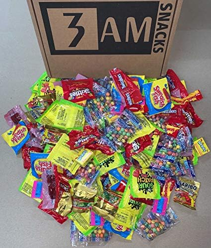3 AM Snacks 8 Flavors, Assorted Gummi Candy Treats, Trans Fat Free, 6. ...