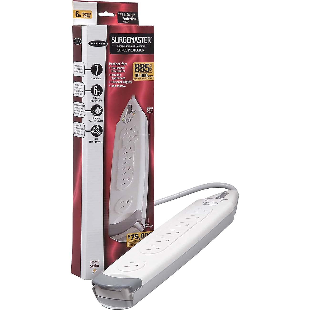 Mua Belkin F9H700-06 7-Outlet SurgeMaster Home Series Power Strip Surge ...