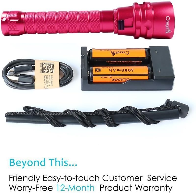 Water Sports Rechargeable Batteries and Chargers Included CrazyFire Led ...