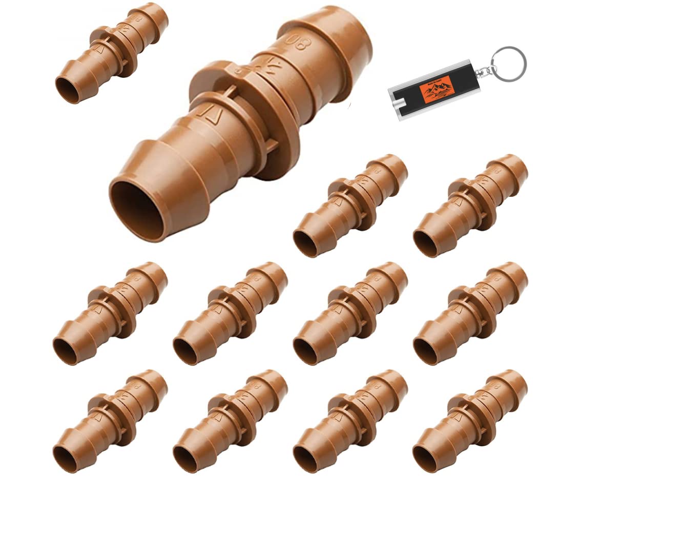 Mua 12 Pack Drip Irrigation Fittings 1/2” Drip Line, Rain Bird XFF-Coup ...