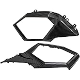 Amazon.com: Mokuo Motorcycle Carbon Fiber Front Mudguard Kit Fit for ...