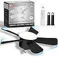 Minmup 17" Socket Fan Light with Remote and 2 Socket Extenders ...
