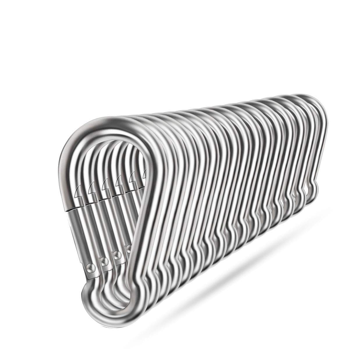 Spring Snap Hooks, 304 Stainless Steel Metal Clip Heavy Duty Rope ...