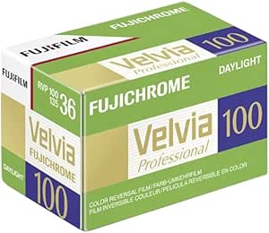 Amazon.com : Fujifilm Fujichrome Velvia 100 Color Slide Film ISO 100, 35mm, 36 Exposures ...