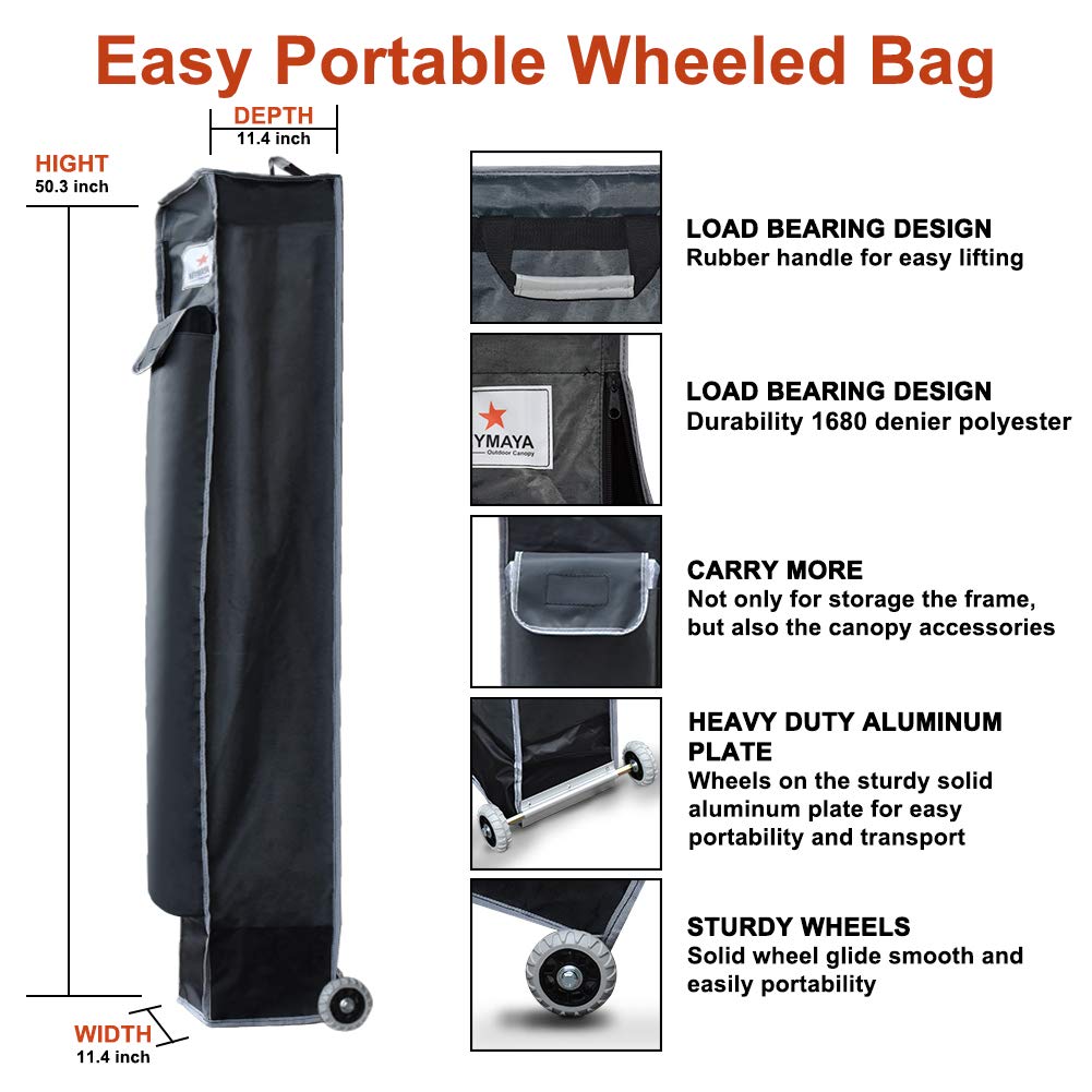 Canopies Keymaya 10x10 Ez Pop Up Canopy Tent Commercial Instant Shelter ...