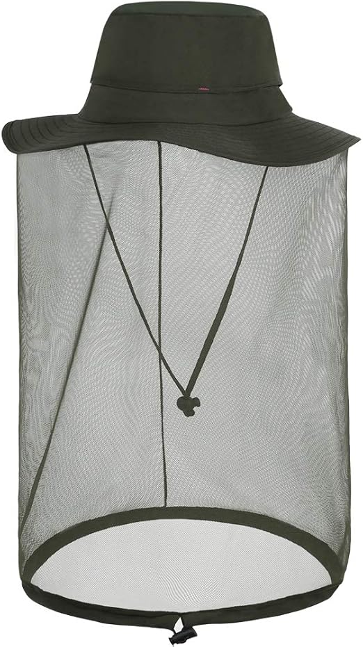 VBIGER Mosquito Head Net Jungle Face Protection Mask Anti-mosquito ...